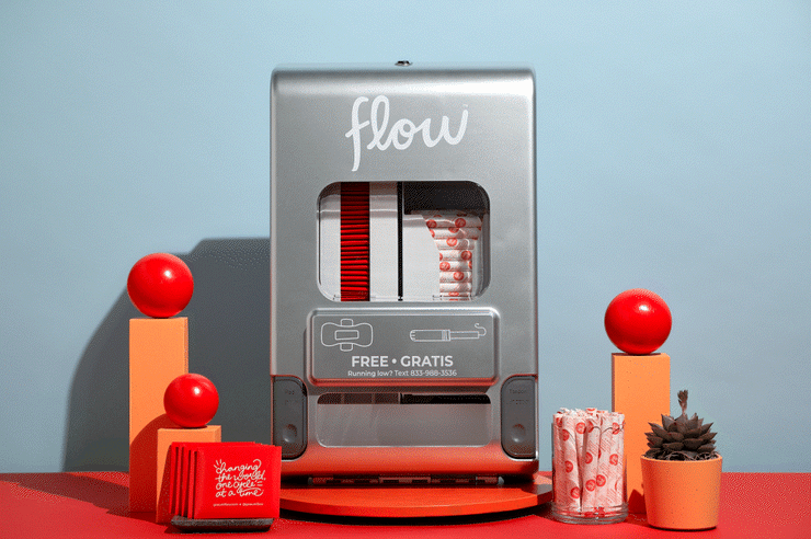Aunt Flow Period Product Dispenser