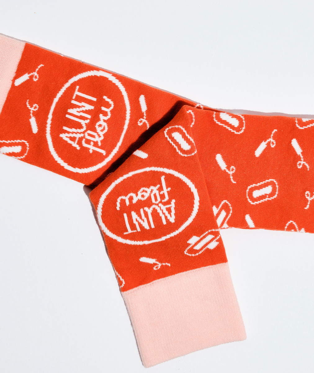 Pad + Tampon Socks – Aunt Flow